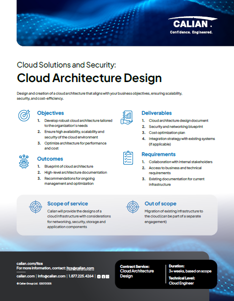 Cloud Architecture Design - Resources