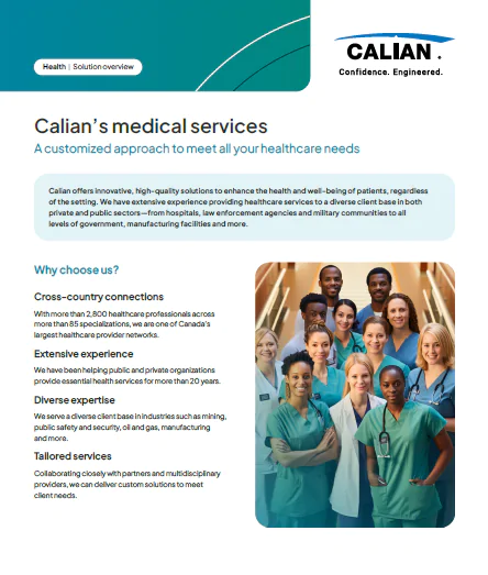 Calian’s medical services - Calian Health