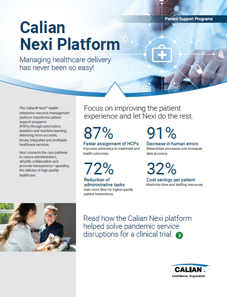 Plate-forme Calian Nexi - Calian Santé