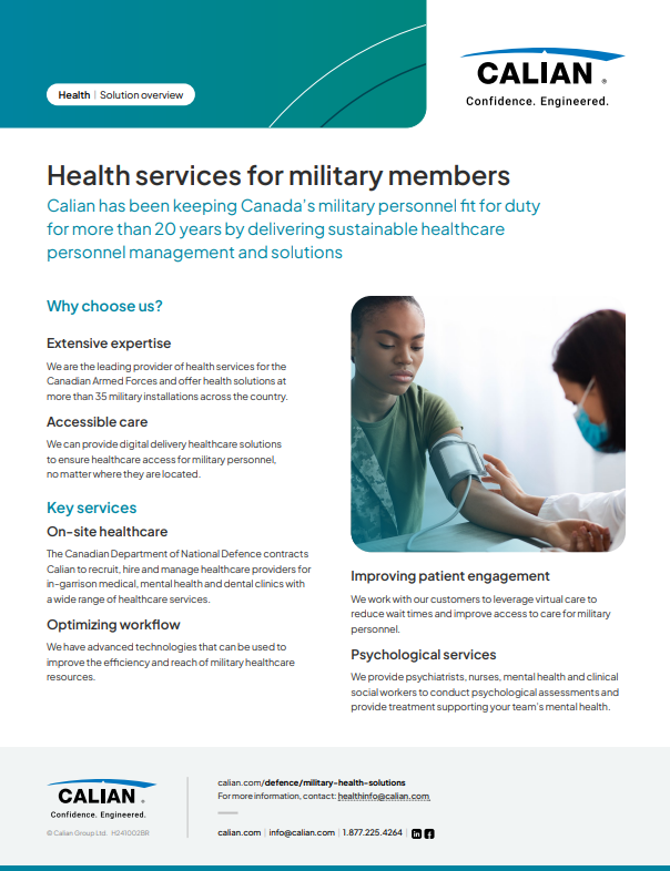 Health Services for Military Members - Resources