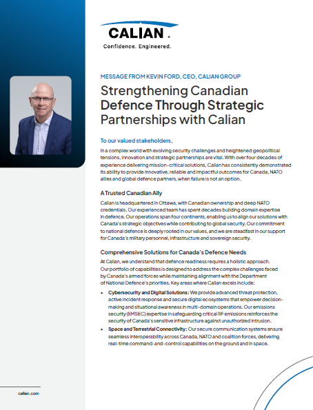 Strengthening Canadian Defence Through Strategic Partnerships with ...