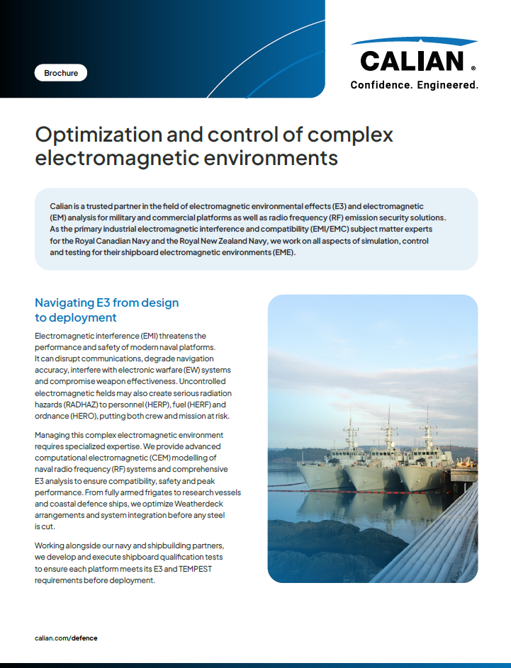 Optimization and control of complex electromagnetic environments ...